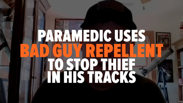 Paramedic Uses Bad Guy Repellent To Stop Thief In His Tracks - Byrna