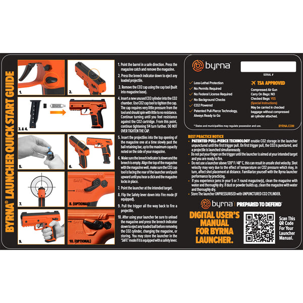 Launcher Card (Carry & Quick Start) - Byrna