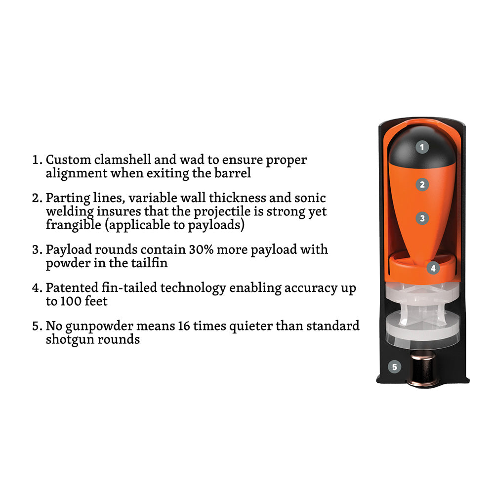 Byrna Less Lethal 12 Gauge Round - Kinetic 12 Gauge