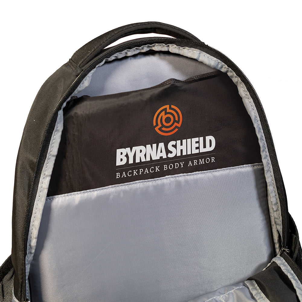 Bullet Resistant Backpack Armor | Byrna Shield Bulletproof Backpack Armor